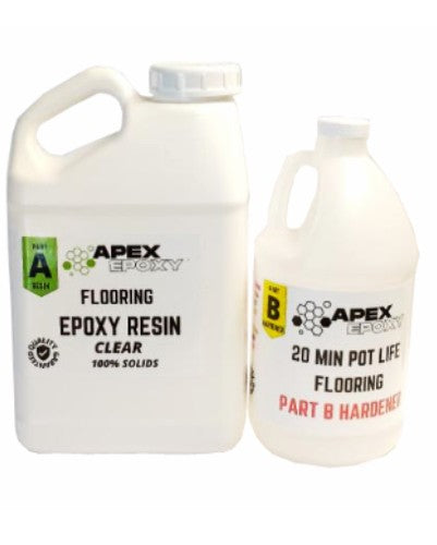 Apex flooring Epoxy Resin 20 Minute Pot Life – Apex Epoxies
